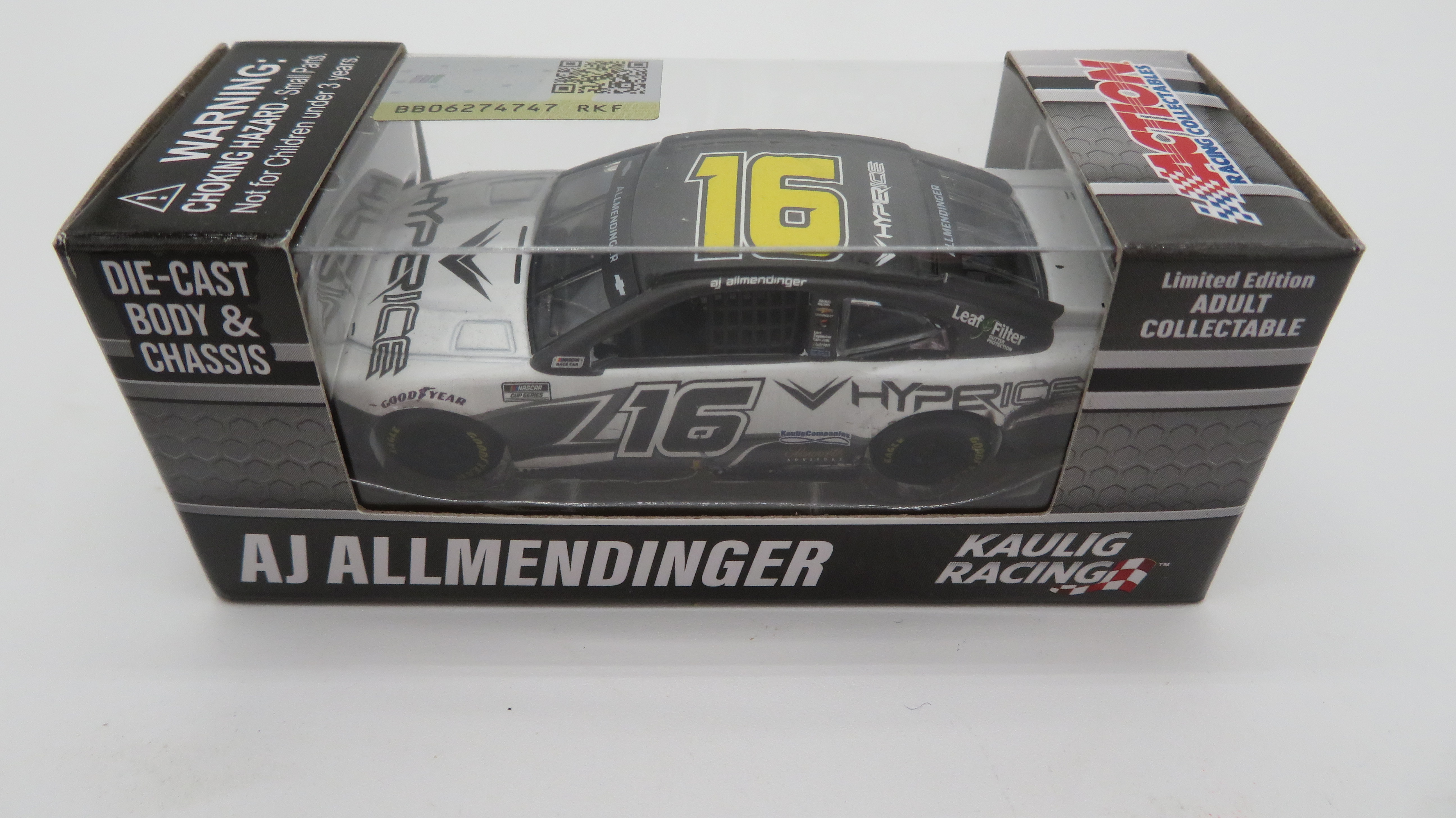 AJ Allmendinger 2021 #16 HyperIce Indy Road Course Win 1:64 Nascar ...