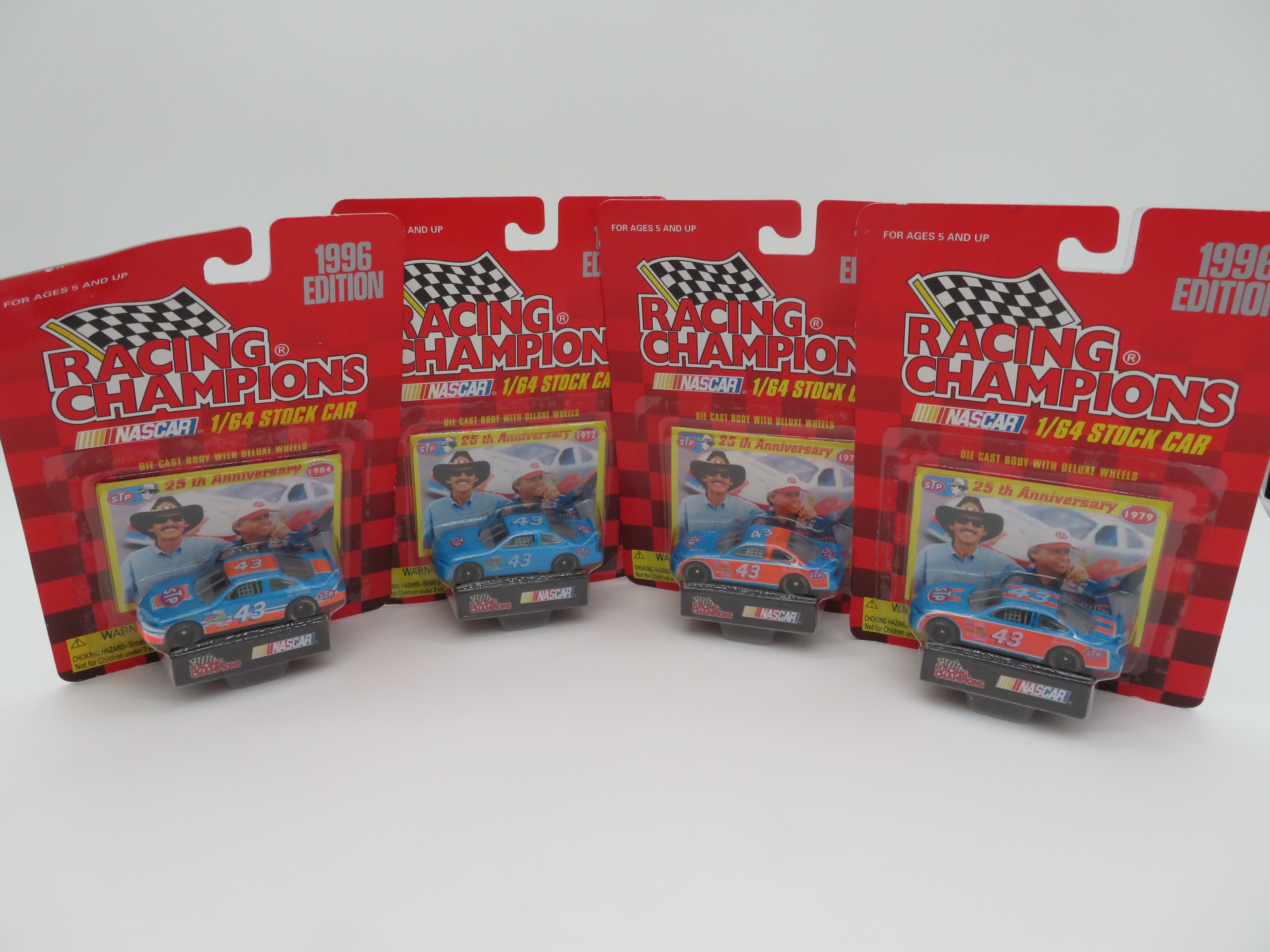 Bobby Hamilton 1996 #43 STP 25th Anniversary Richard Petty Set of 4 1: ...