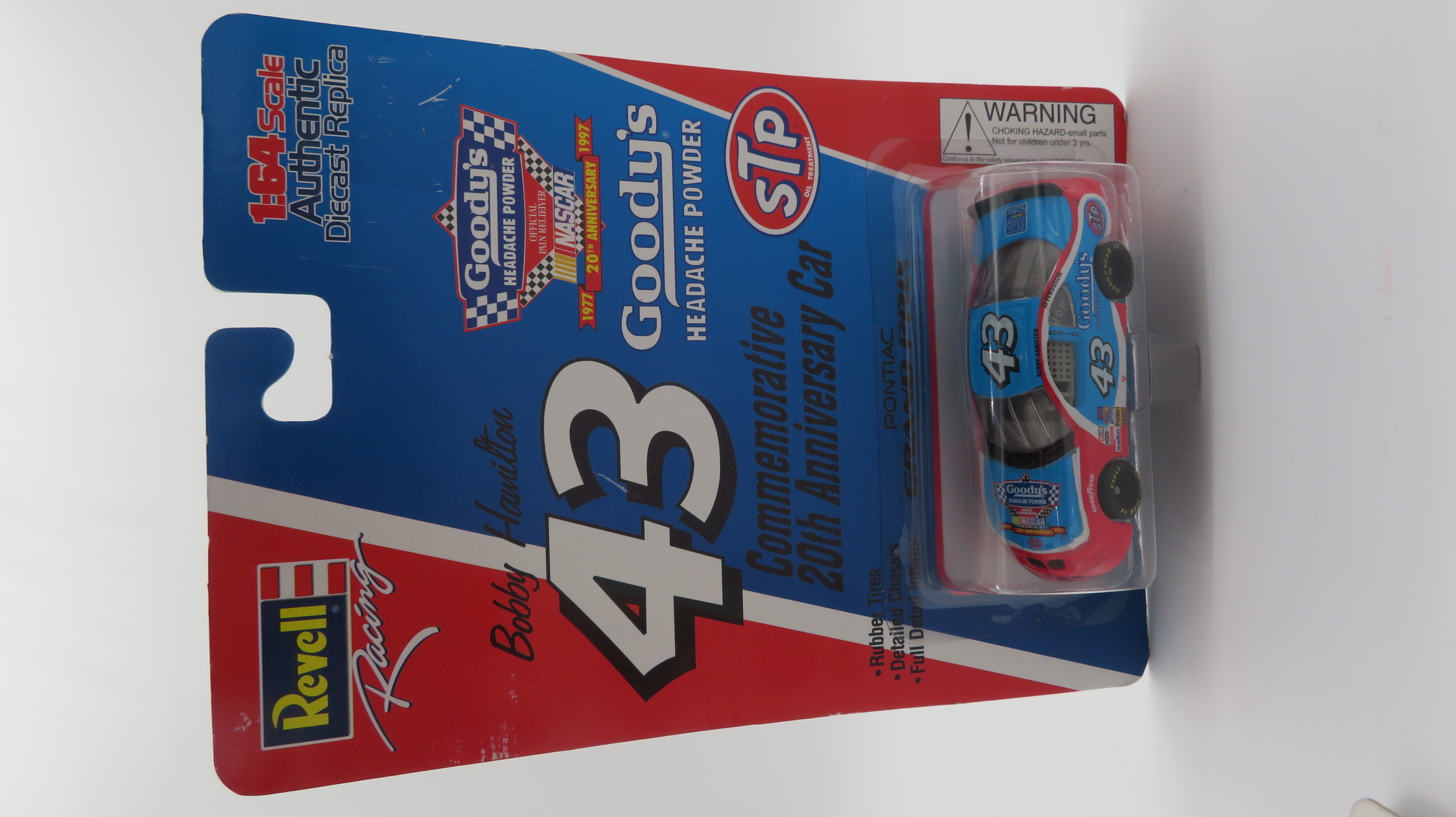 Bobby Hamilton 1997 #43 Goody's Headache Power 20th Anniversary 1:64 Revell