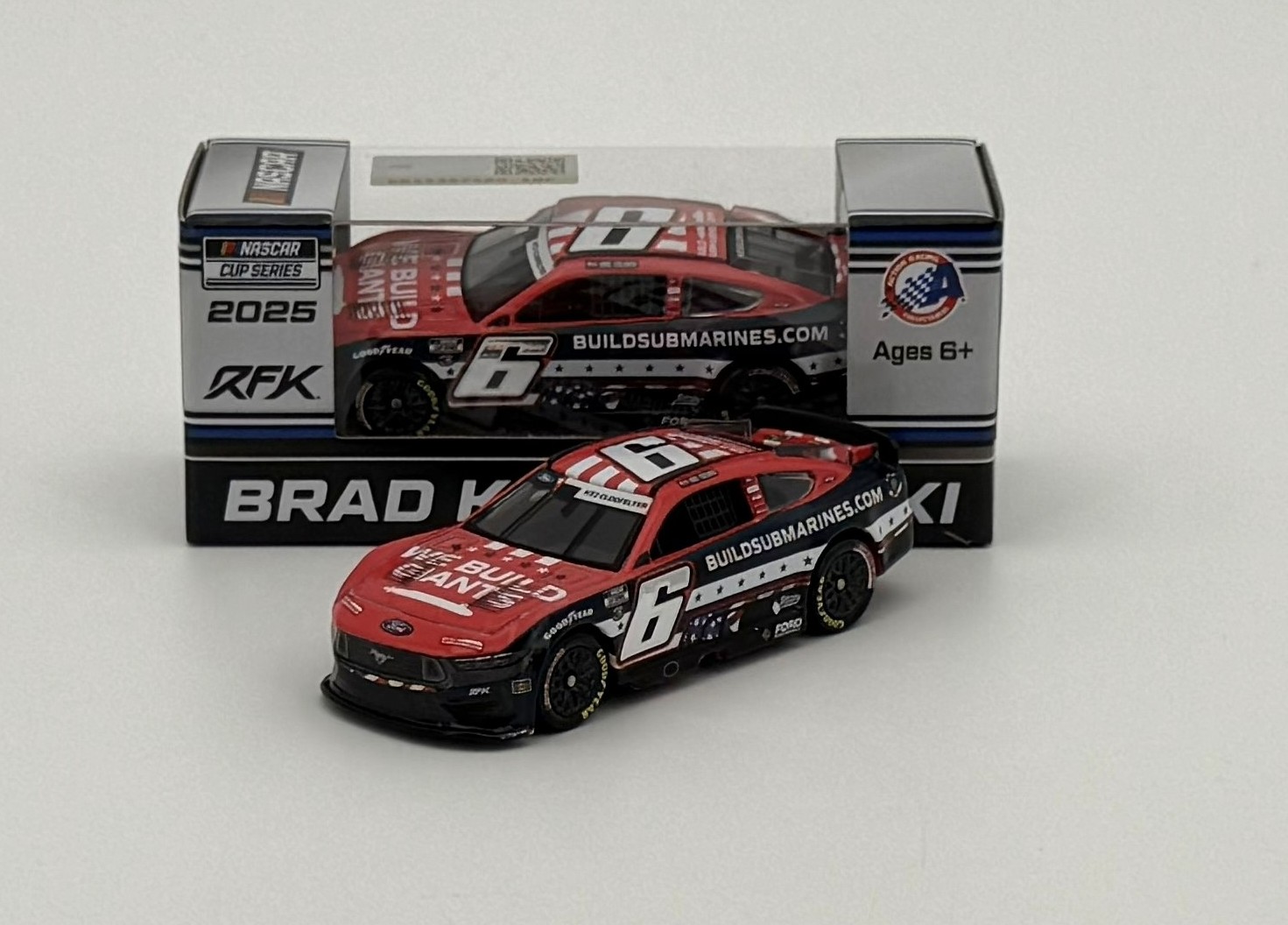 Brad Keselowski 2025 Buildsubmarines.com Salutes 1:64 Nascar Diecast