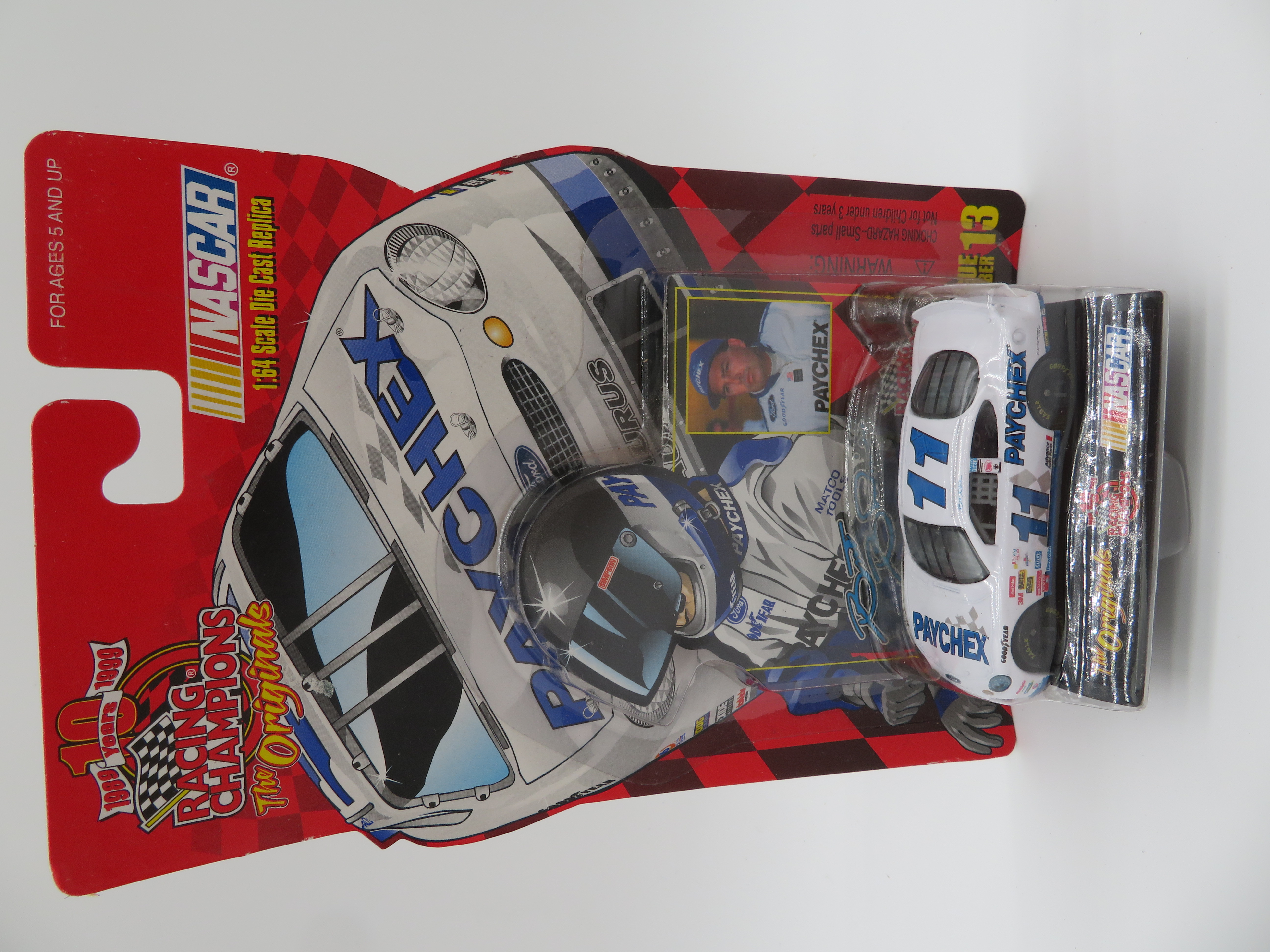 Brett Bodine 1999 #11 Paychex 1:64 The Originals Racing Champions Issue ...