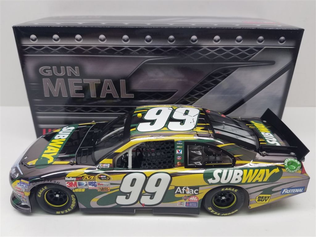 Carl Edwards 2012 Subway 1:24 Gun Metal Nascar Diecast