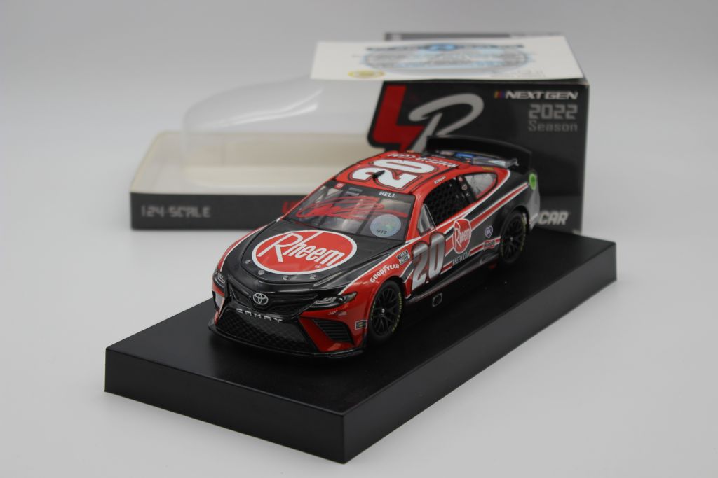 Christopher Bell Autographed w/ Red Paint Pen 2022 Rheem 1:24 Nascar ...