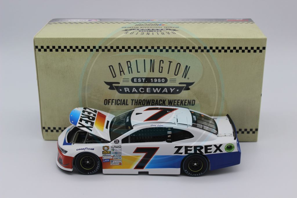 Corey LaJoie 2021 Zerex Darlington Throwback 1:24 Nascar Diecast