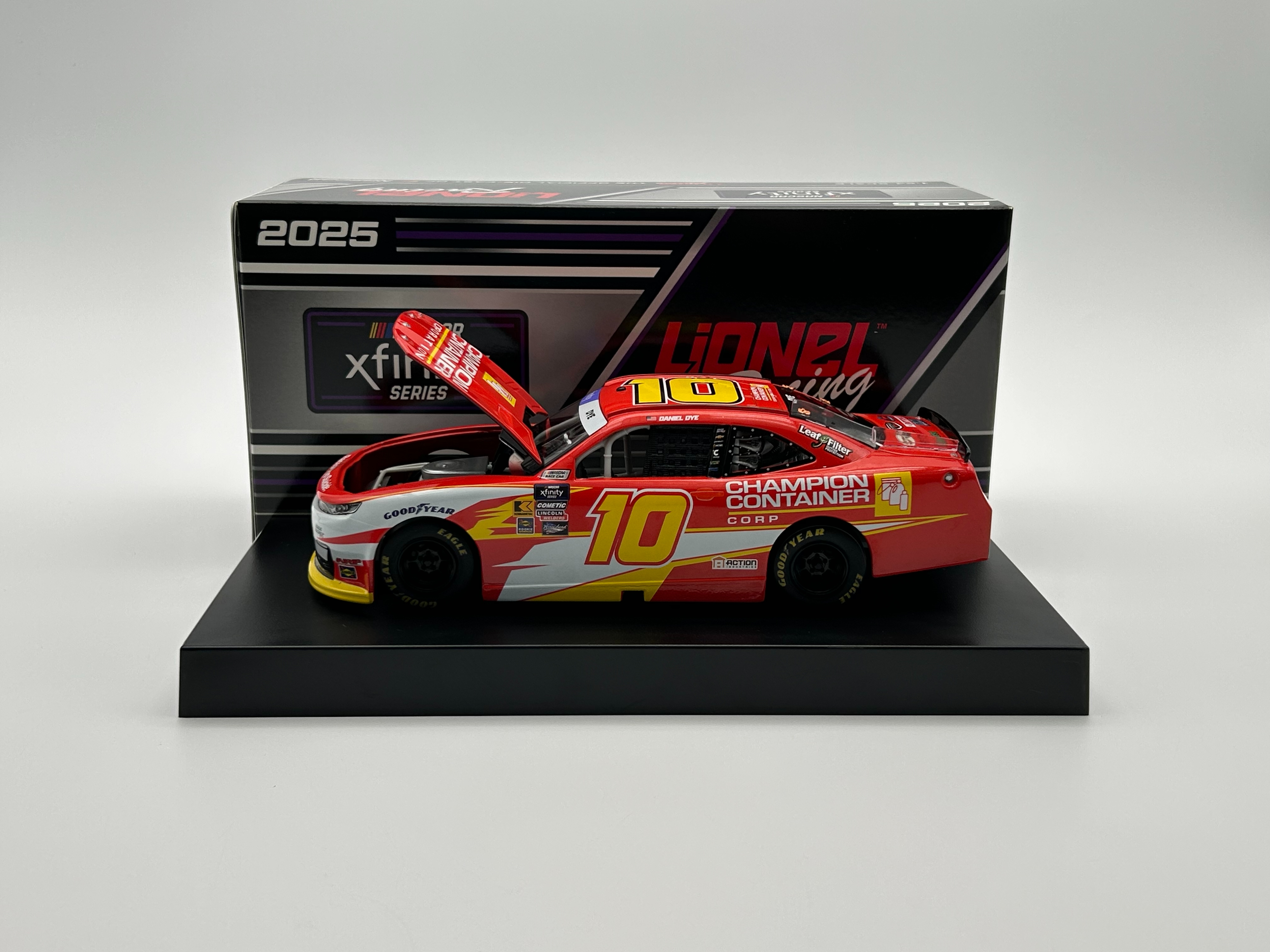 Daniel Dye 2025 Champion Container 1:24 Nascar Diecast