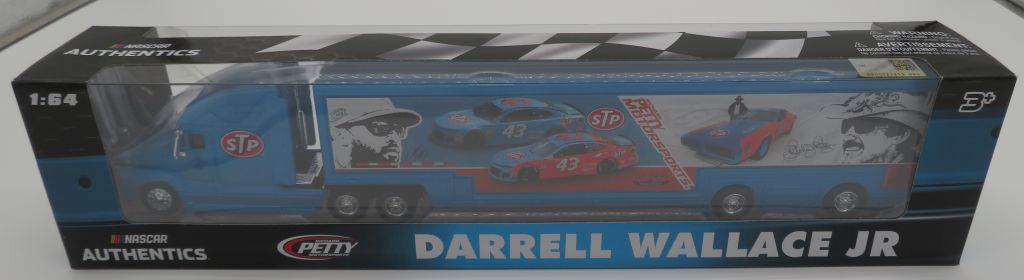 Darrell Wallace Jr #43 STP Petty Motorsports 1:64 Nascar Authentics Hauler