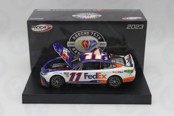 Denny Hamlin 2023 FedEx Express 1:24 Elite Nascar Diecast