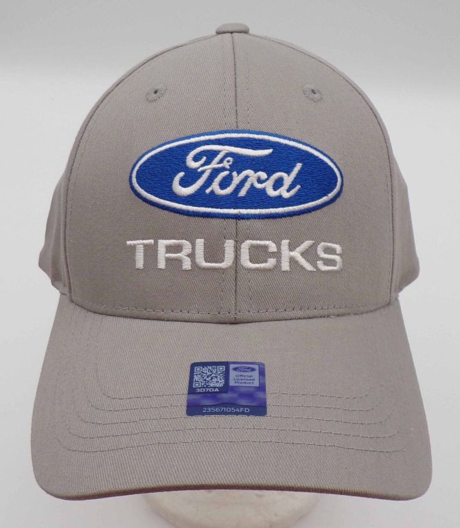Ford Trucks Gray Hat Velcro Back OSFM