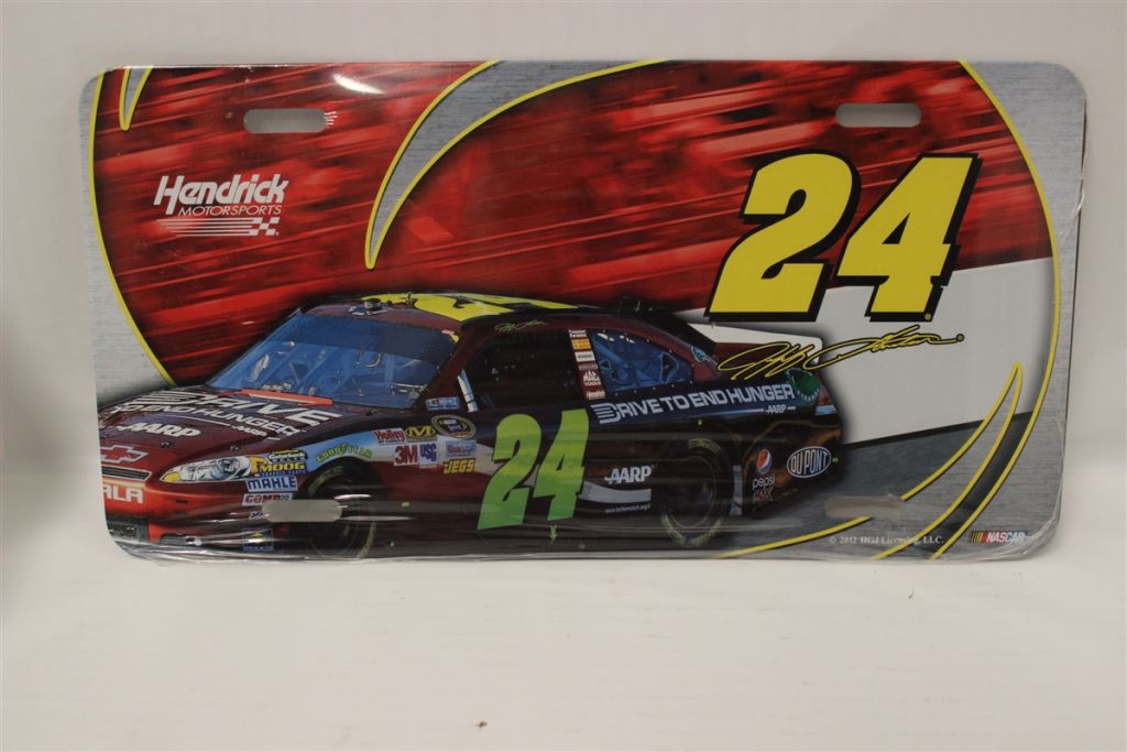 Jeff Gordon License Plate