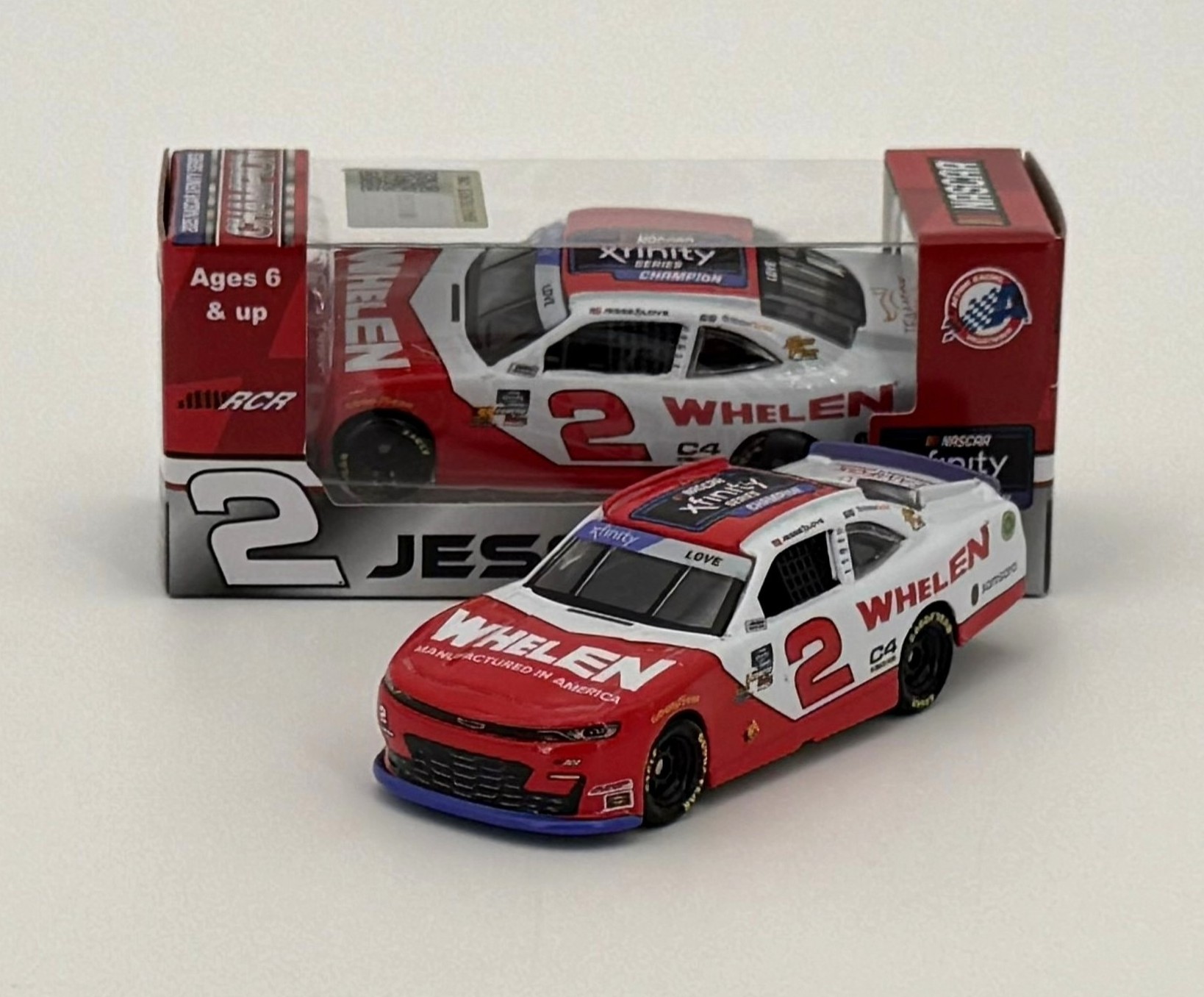 Jesse Love 2025 Whelen 1:64 XFinity Series Champion Nascar Diecast