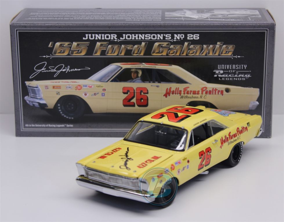 Junior Johnson Autographed #26 Holly Farms Poultry 1965 Ford Galaxie 1: ...