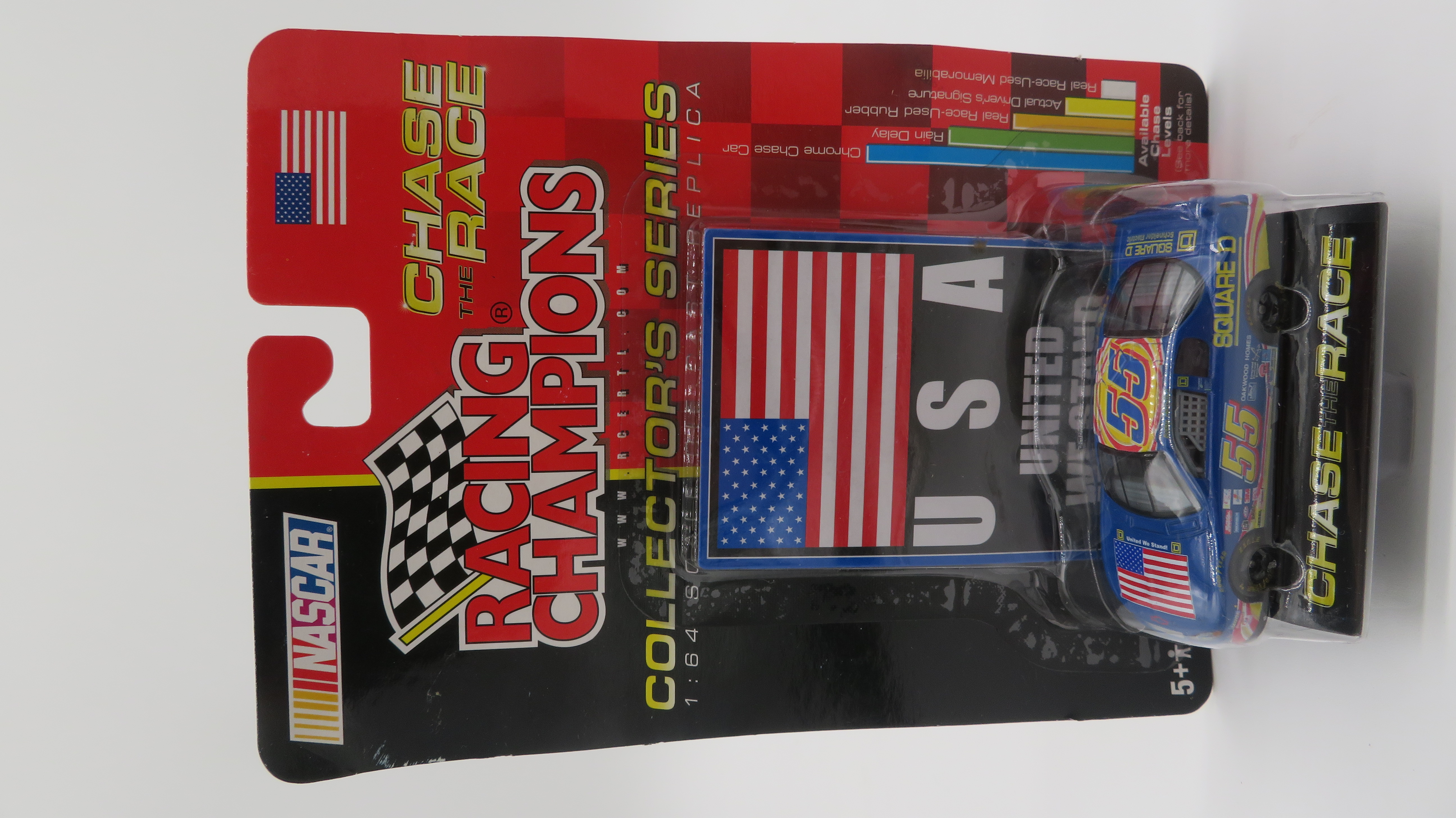 Kenny Wallace 2001 #55 Square D 1:64 USA United We Stand Chase The Race ...
