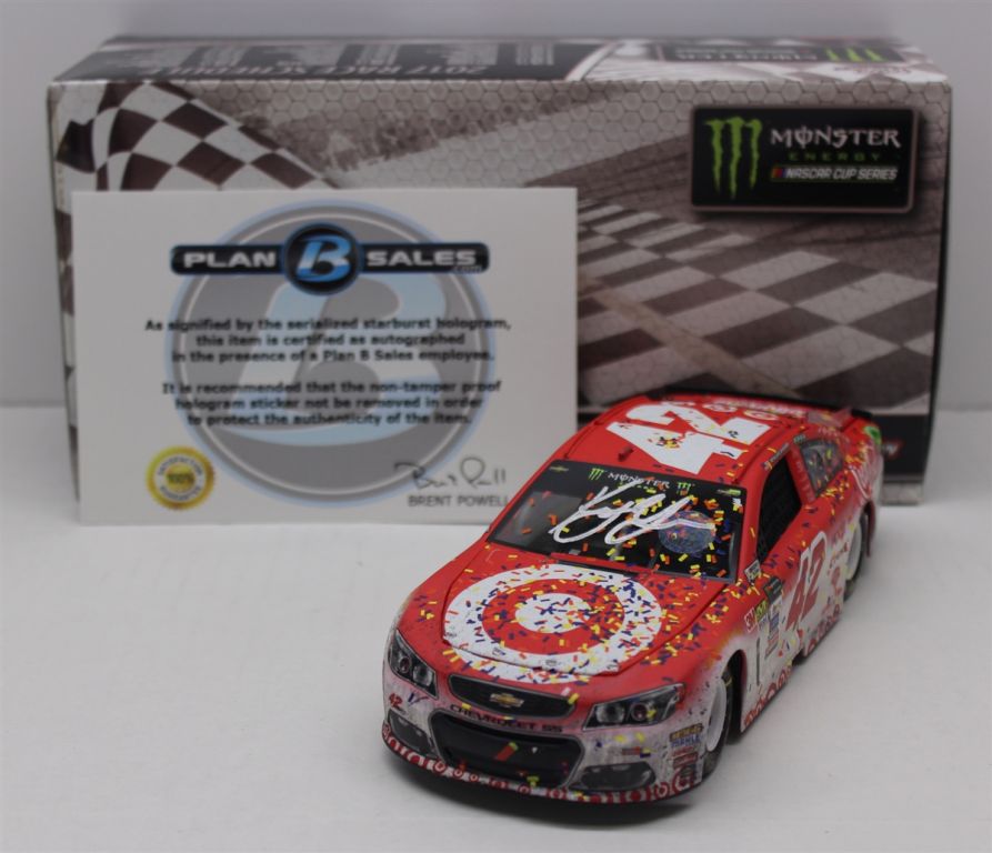 Kyle Larson Autographed 2017 Target/Richmond Win 1:24 Nascar Diecast