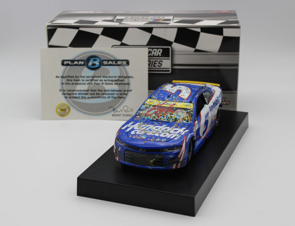 Kyle Larson Autographed w/ Red Paint Pen 2021 HendrickCars.com Phoenix ...