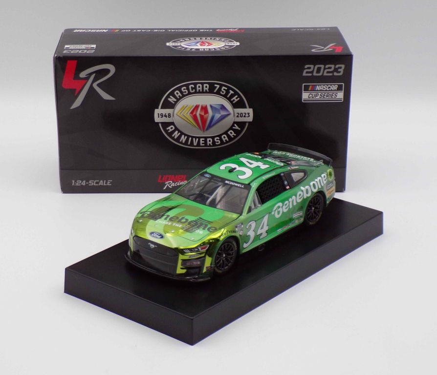 Michael McDowell 2023 Benebone 1:24 Color Chrome Nascar Diecast