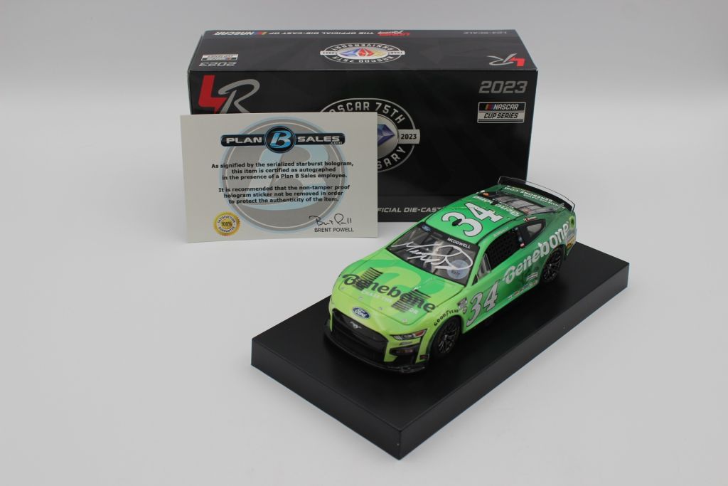 Michael McDowell Autographed 2023 Benebone 1:24 Nascar Diecast