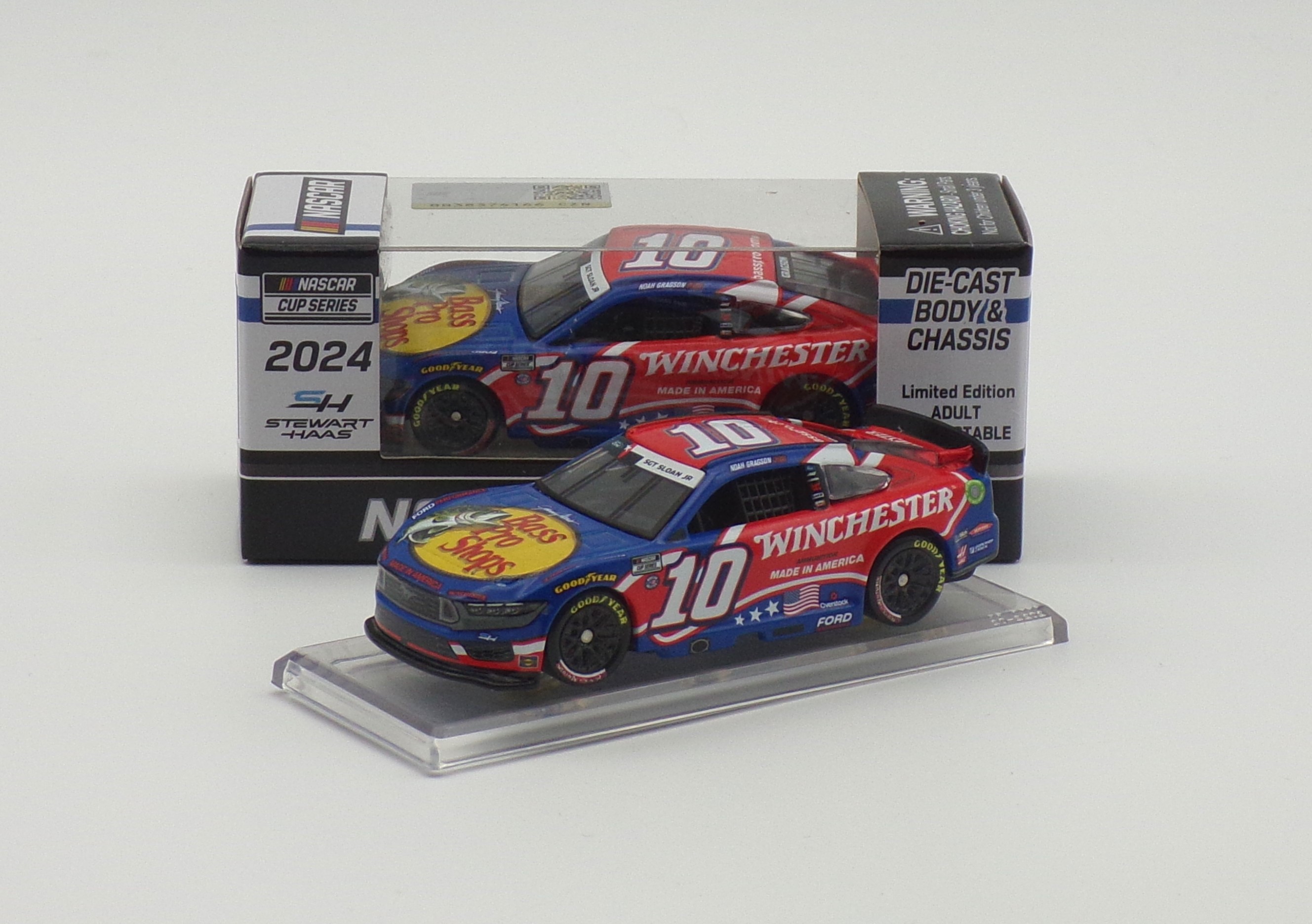 Noah Gragson 2024 Bass Pro Shops Salutes 1:64 Nascar Diecast Chassis