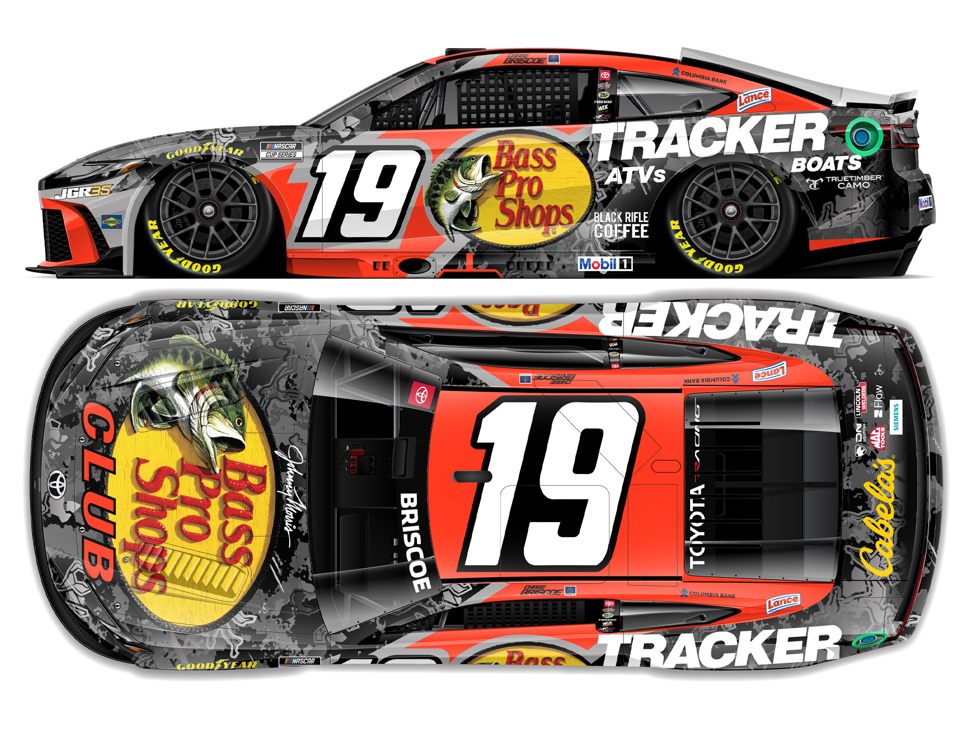Chase Briscoe 2026 Bass Pro Shops 1:64 Nascar Diecast