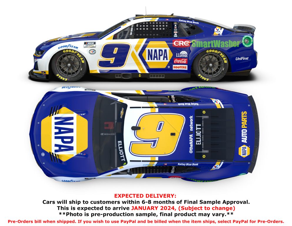 Chase Elliott 2023 NAPA / SmartWasher 1:64 Nascar Diecast