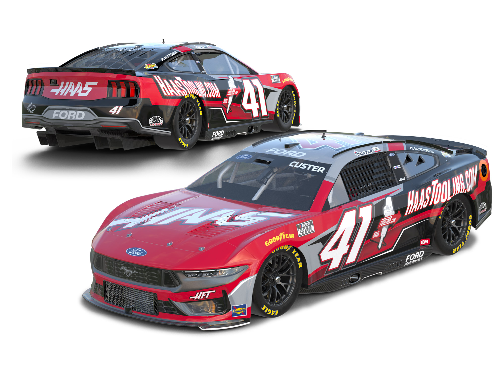 Cole Custer 2025 HaasTooling.com 1:64 Nascar Diecast