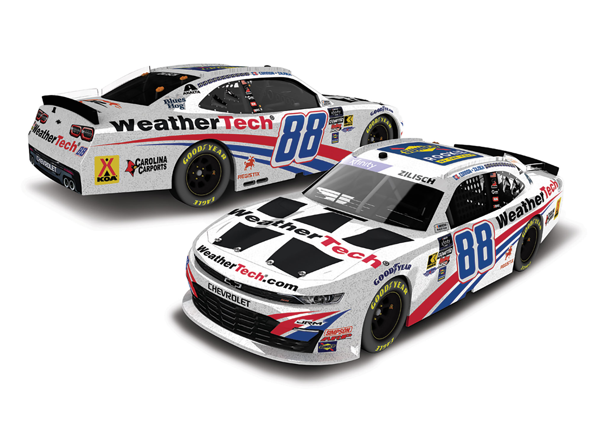 Connor Zilisch Autographed 2025 Weathertech Rookie of the Year 1:24 ...