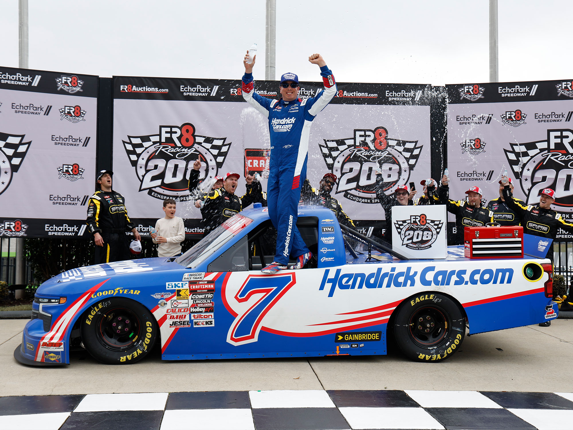 Kyle Busch 2026 Hendrickcars.com EchoPark 2/21/26 Race Win 1:24 Nascar ...