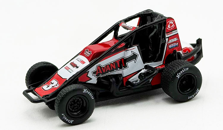 Kyle Cummins 2025 Avanti USAC Champion #3P 1:50 Sprint Car Diecast