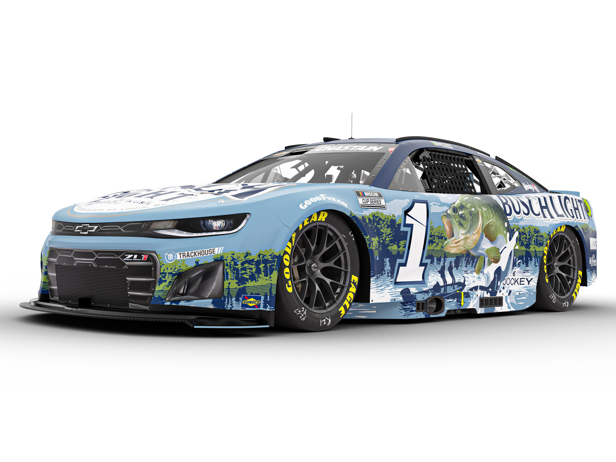 Ross Chastain 2025 Busch Light Fishing 1:64 Nascar Diecast