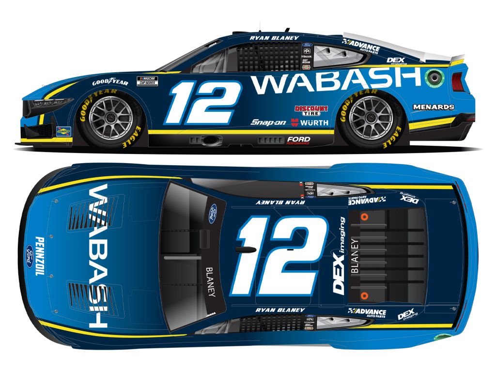 Ryan Blaney 2025 Wabash 1:64 Nascar Diecast