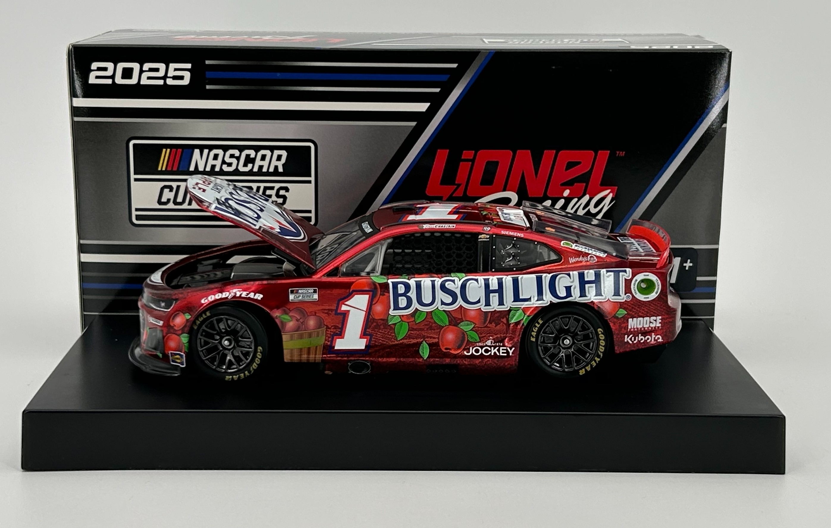 Ross Chastain 2025 Busch Light Apple 1:24 Color Chrome Nascar Diecast