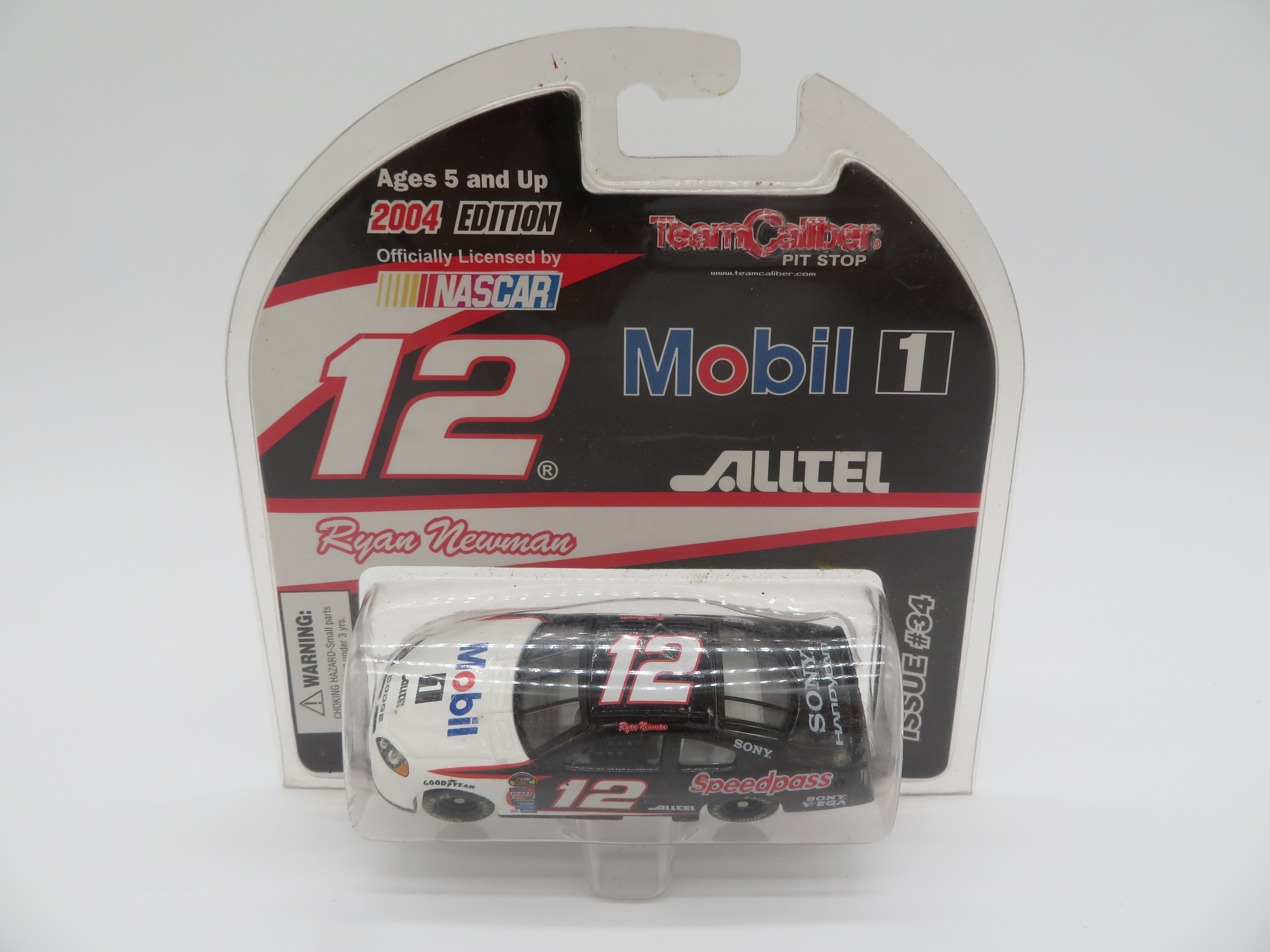 Ryan Newman 2004 #12 Mobil 1 1:64 Team Caliber Pit Stop Nascar Diecast