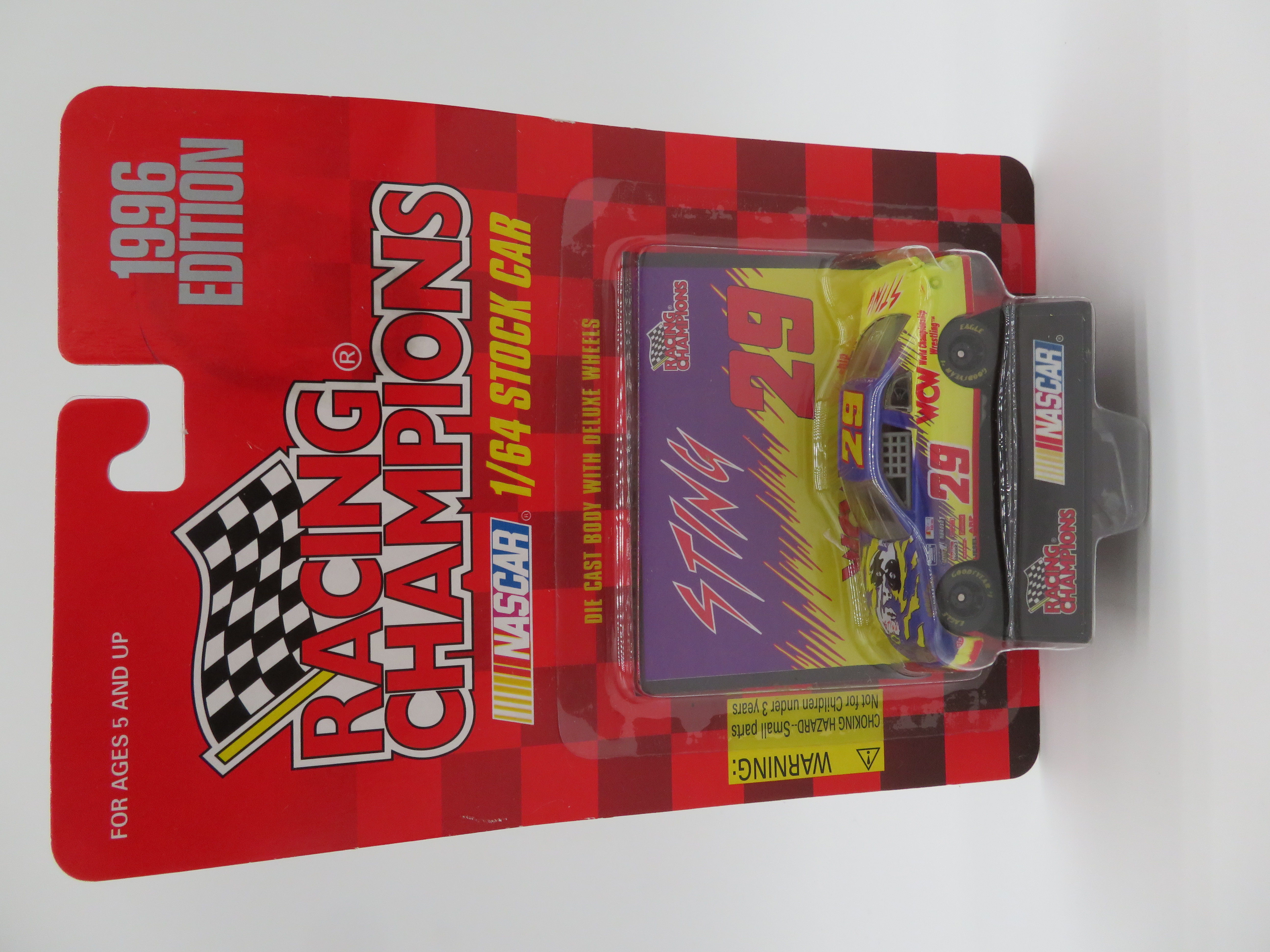 Steve Grissom 1996 #29 Sting WCW 1:64 Racing Champions Nascar Diecast