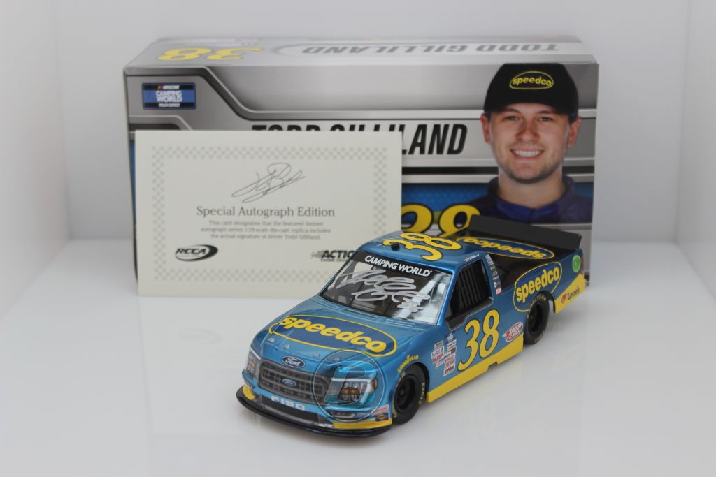 Todd Gilliland Autographed 2021 Speedco 1:24 Liquid Color Nascar Diecast