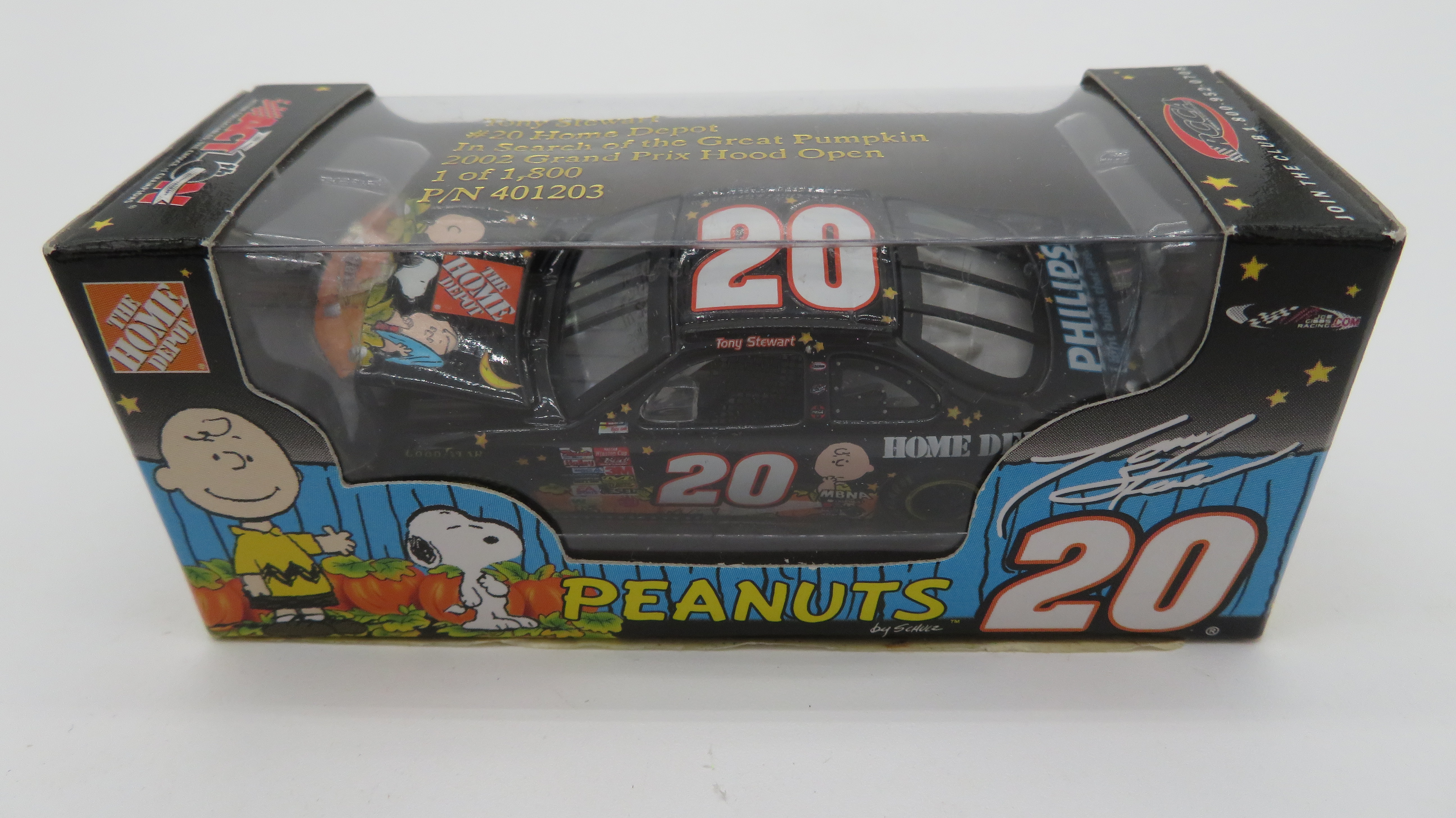 Tony Stewart 2002 Home Depot In Search Of The Great Pumpkin 1:64 Nascar ...