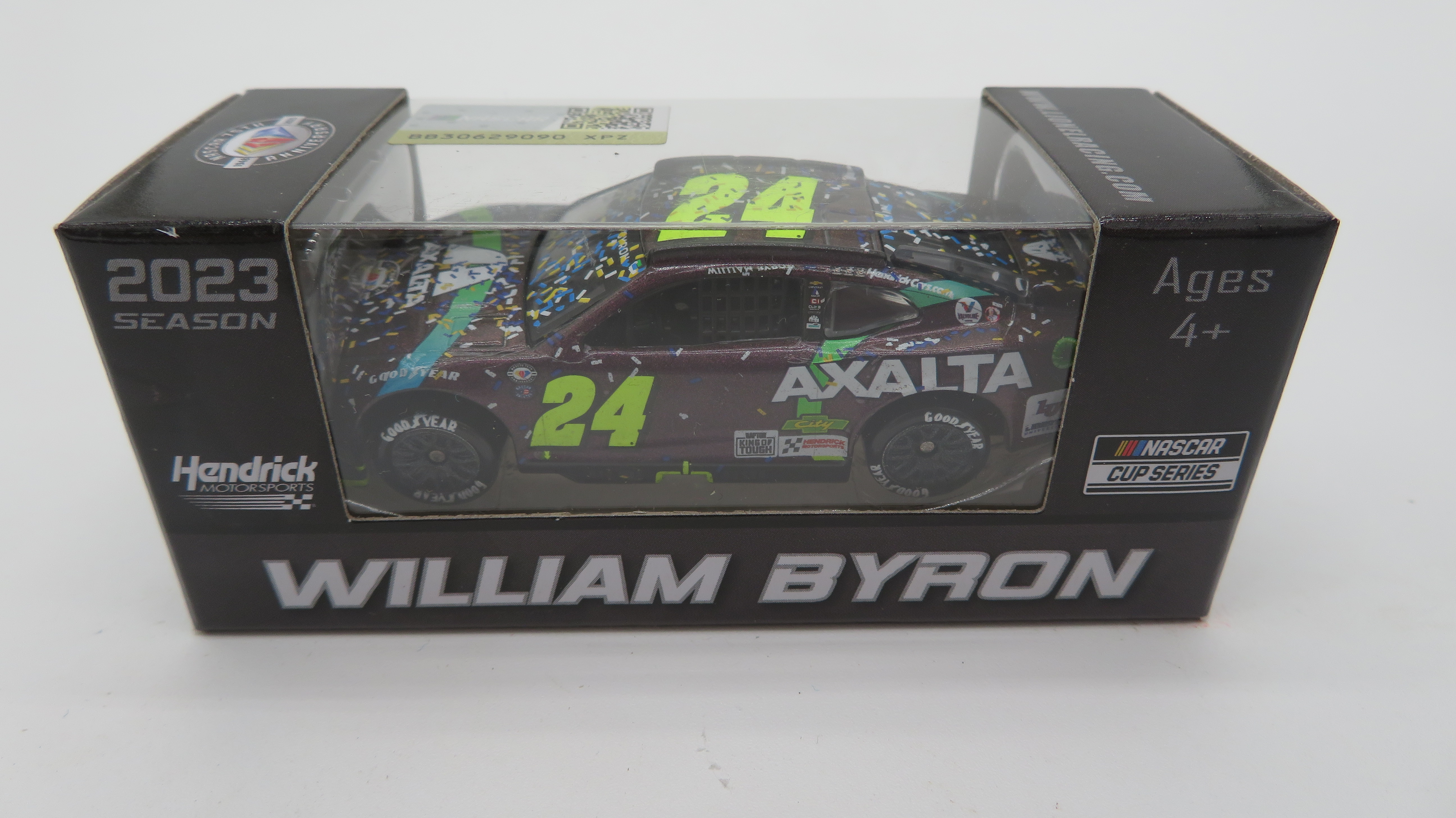 William Byron 2023 #24 Axalta Throwback Darlington Win 1:64 Nascar Diecast