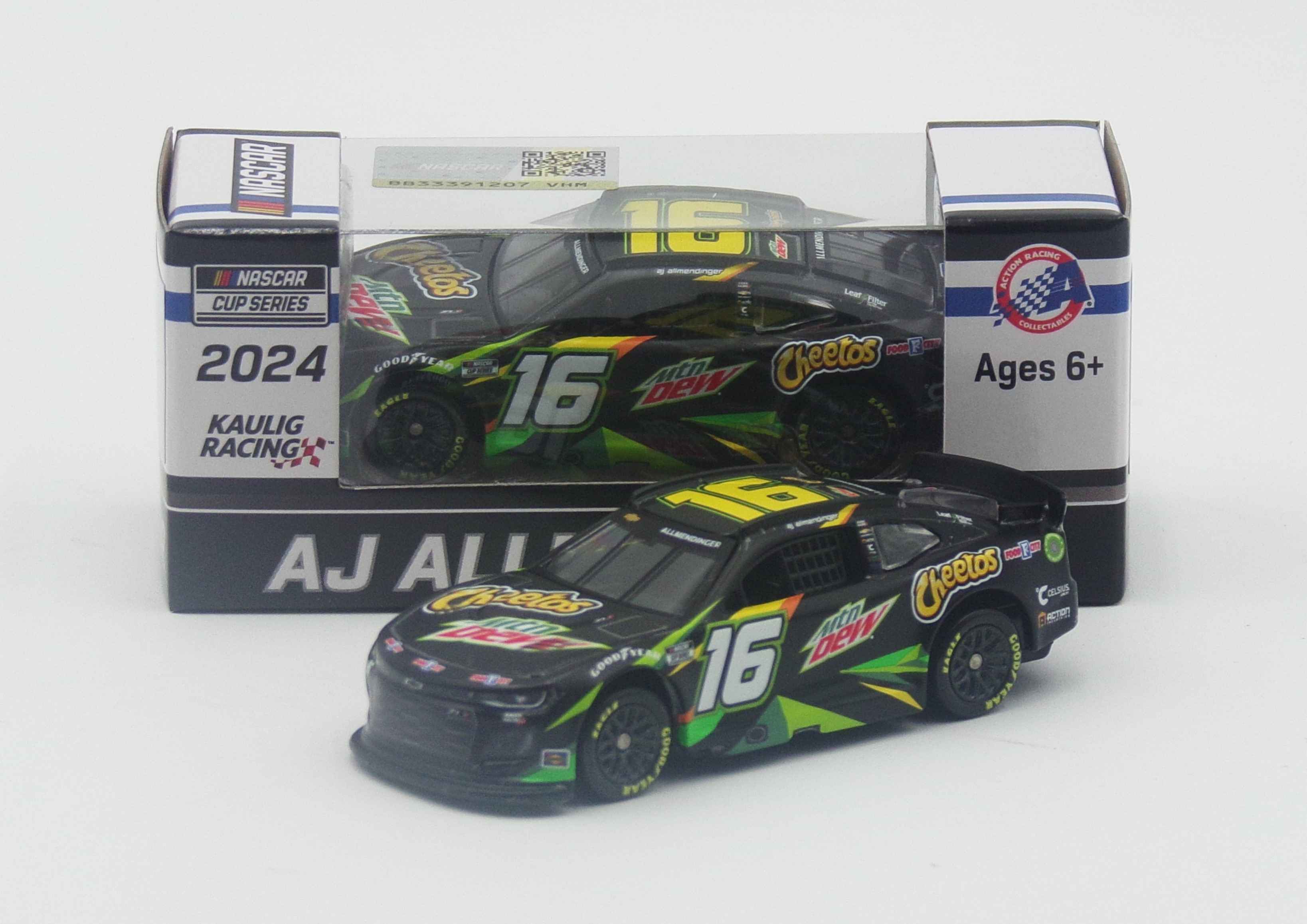 AJ Allmendinger 2024 MTN Dew / Cheetos 1:64 Nascar Diecast