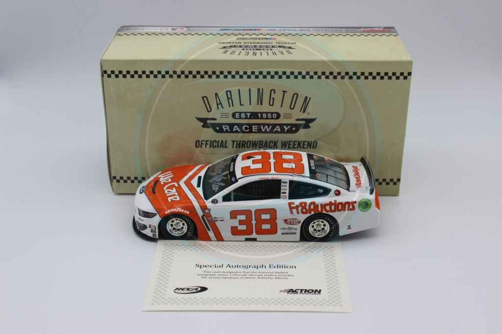 Anthony Alfredo Autographed 2021 Fr8Auctions.com Darlington Throwback 1 ...