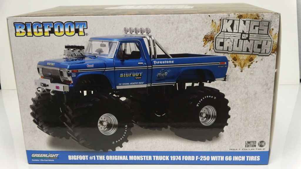 Bigfoot #1 The Original Monster Truck (1979) 1:18 1974 Ford F-250 Kings ...