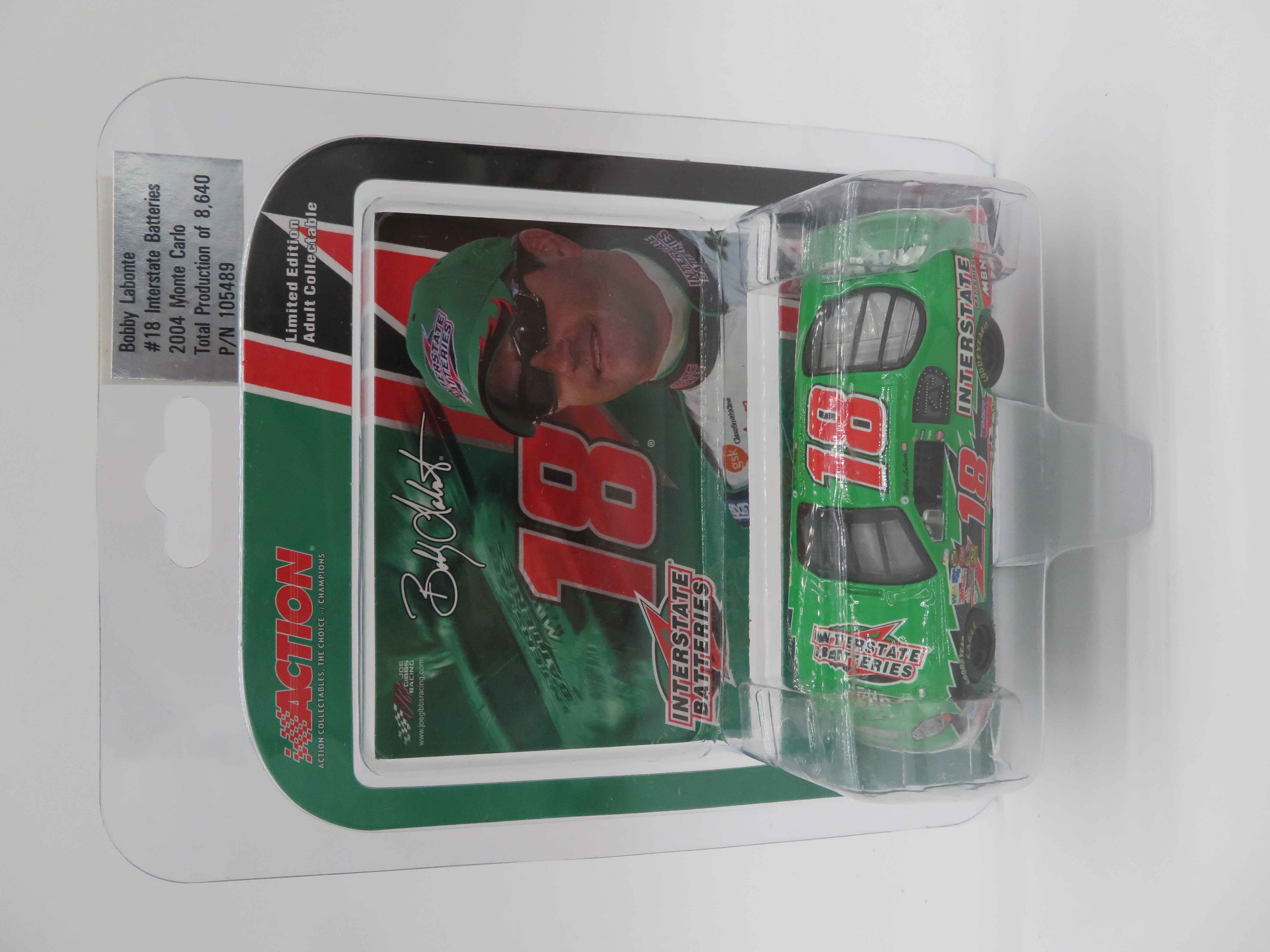 Bobby Labonte 2004 #18 Interstate Batteries 1:64 Nascar Diecast