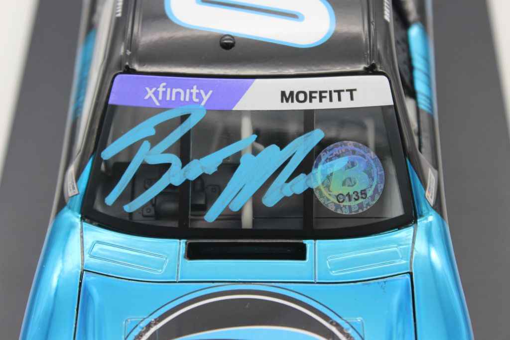 Brett Moffitt Autographed 2022 Circle B Diecast 1:24 Color Chrome ...