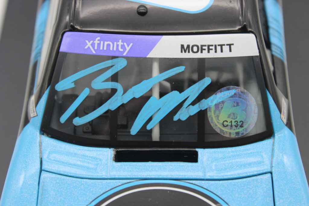 Brett Moffitt Autographed 2022 Circle B Diecast 1:24 Galaxy Nascar Diecast