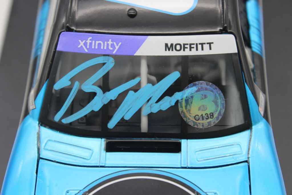 Brett Moffitt Autographed 2022 Circle B Diecast 1:24 Liquid Color ...