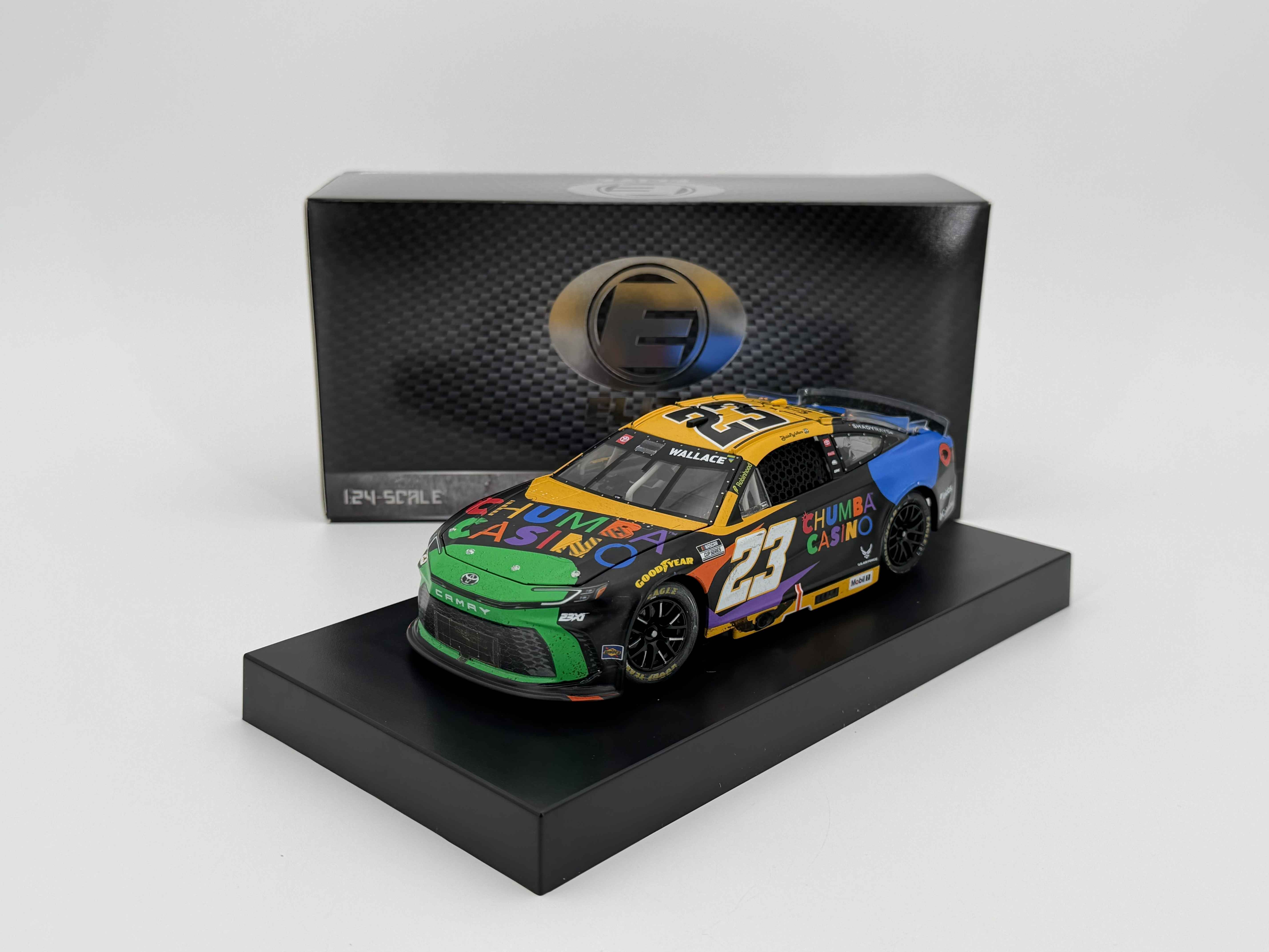 Bubba Wallace 2025 Chumba Casino Indianapolis 7/27/25 Race Win 1:24 ...