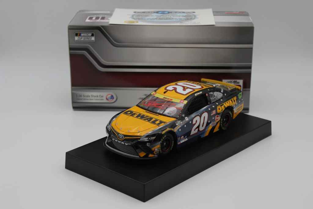Christopher Bell Autographed w/ Red Paint Pen 2021 DeWalt Salutes First ...