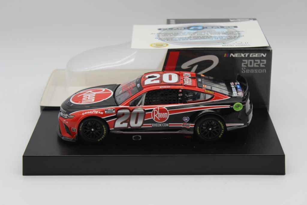 Christopher Bell Autographed w/ Red Paint Pen 2022 Rheem 1:24 Nascar ...