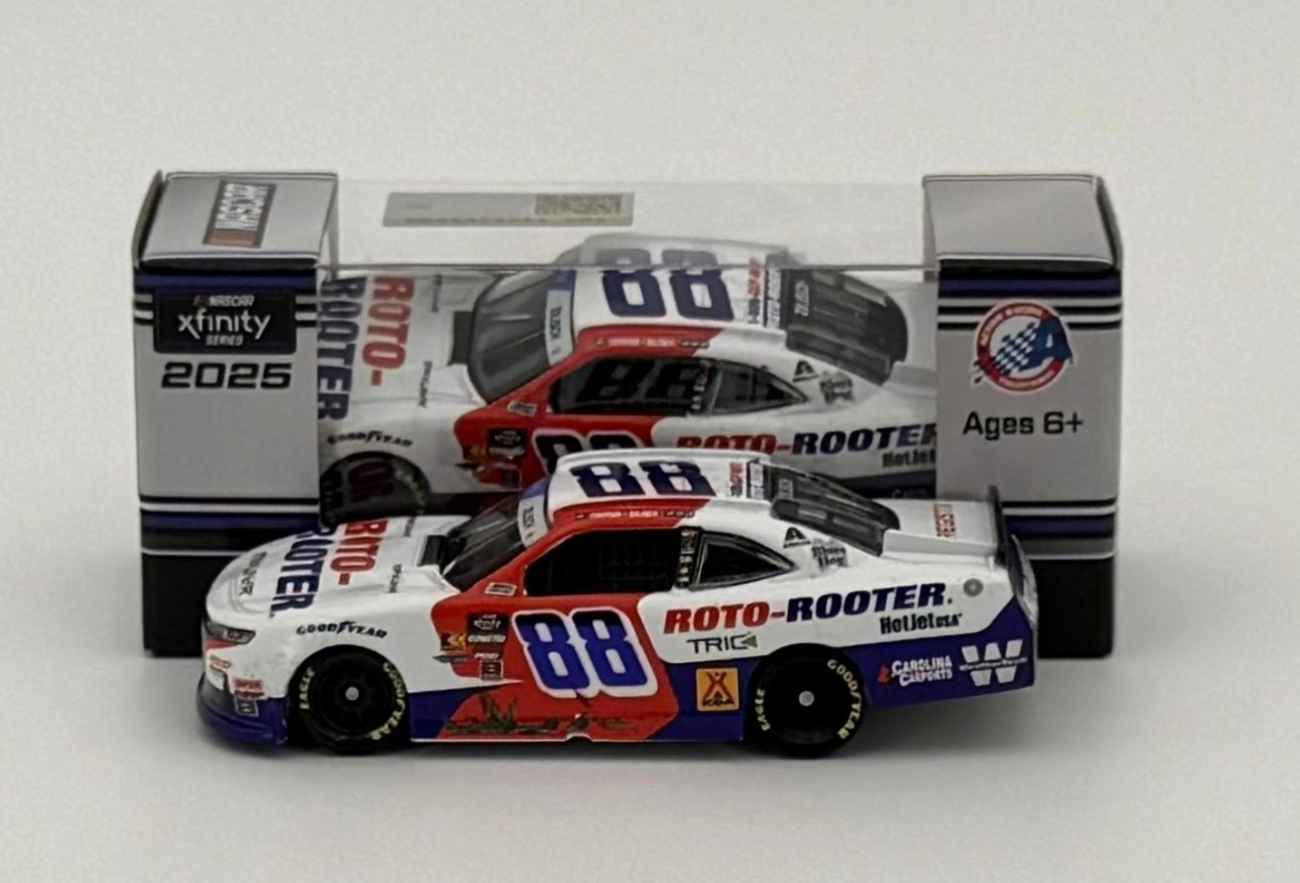 Connor Zilisch 2025 Roto-Rooter Sonoma / 7/12/25 Race Win 1:24 Nascar ...