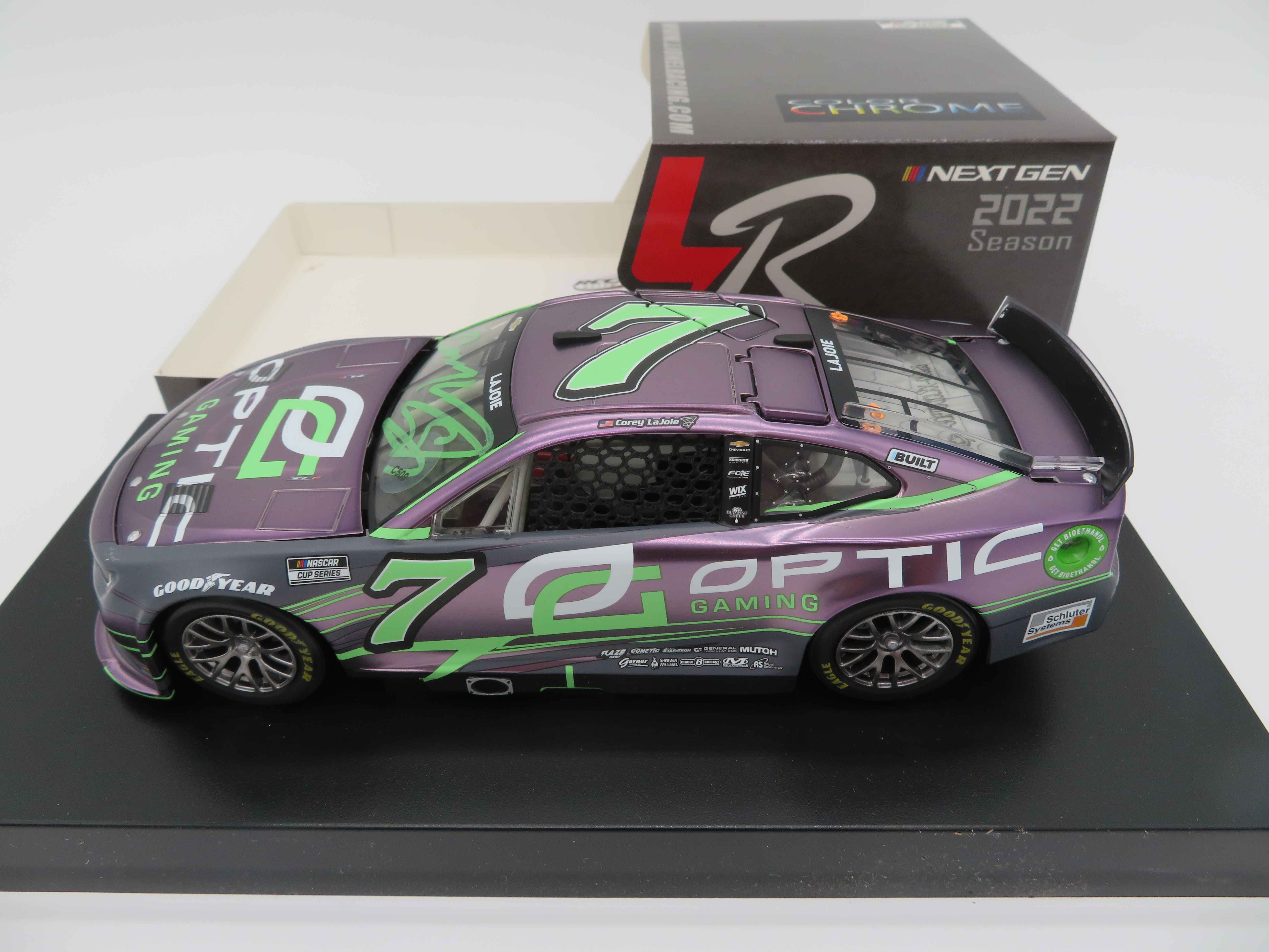 Corey LaJoie 2022 OpTic Gaming 1:24 Color Chrome Nascar Diecast