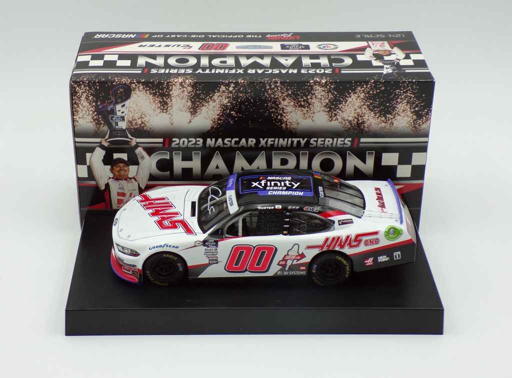 **DIN #1** Cole Custer Autographed 2023 Haas Automation / 2023 Xfinity ...
