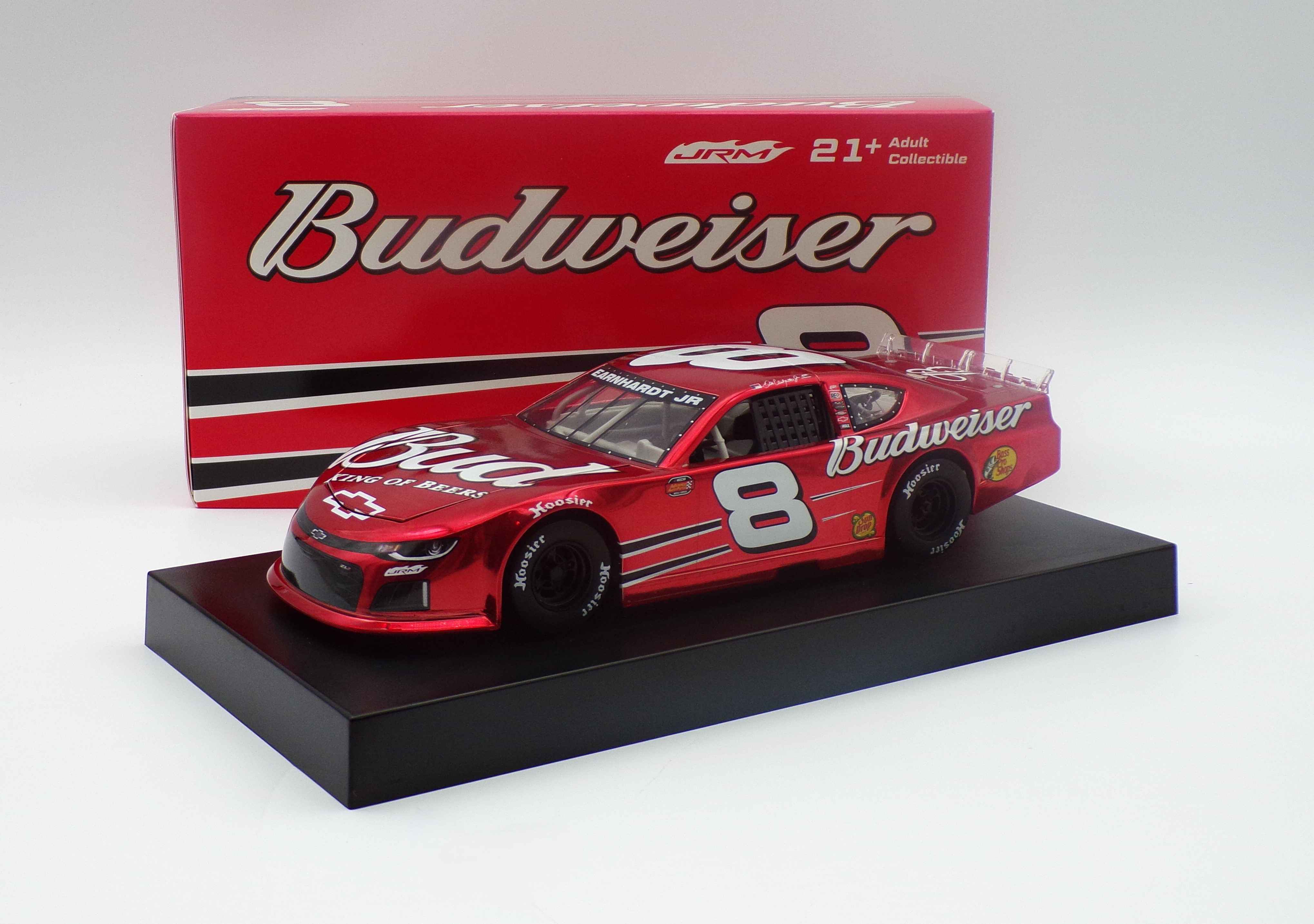 Dale Earnhardt Jr 2024 Budweiser 1:24 Color Chrome Late Model Stock Car ...