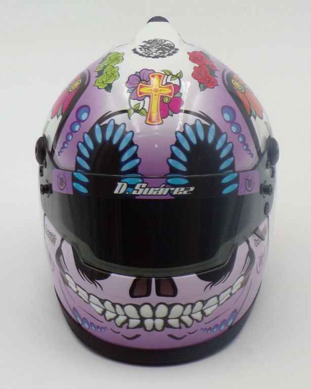 Daniel Suarez 2024 Day of the Dead MINI Replica Helmet